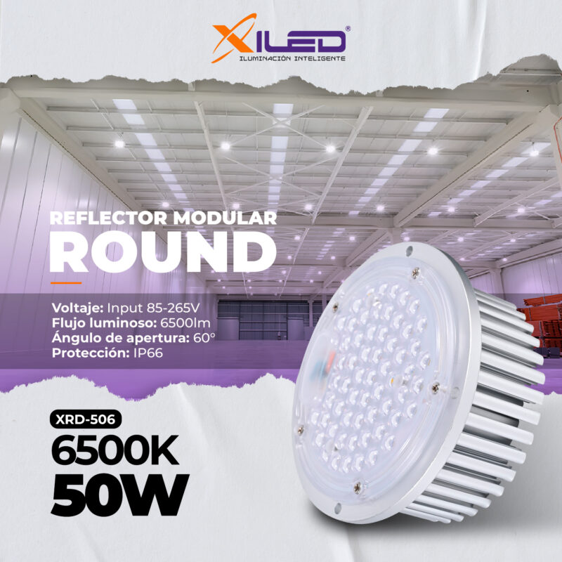 REFLECTOR MODULAR ROUND – LUZ FRÍA – Electroxiled